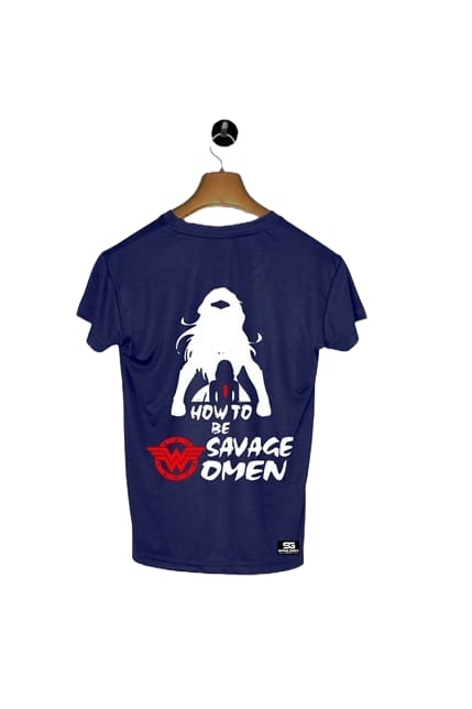 Women's Dry Fit - Savage Wonder - Navy Blue Color