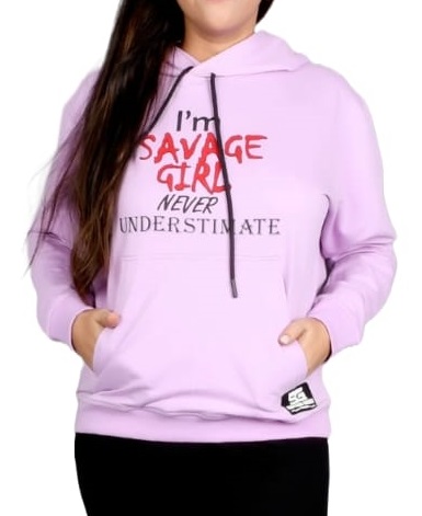 Ladies Hoodie - Savage Girl
